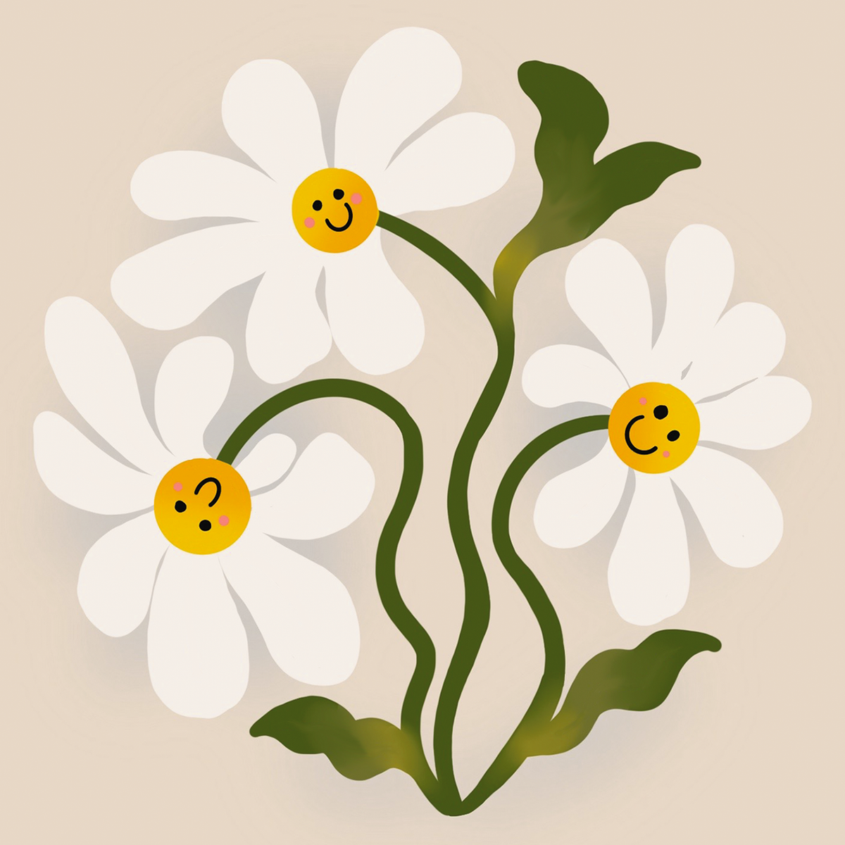 Personalised INSPIRED Smile Daisies Thinking of You Card | Hallmark UK