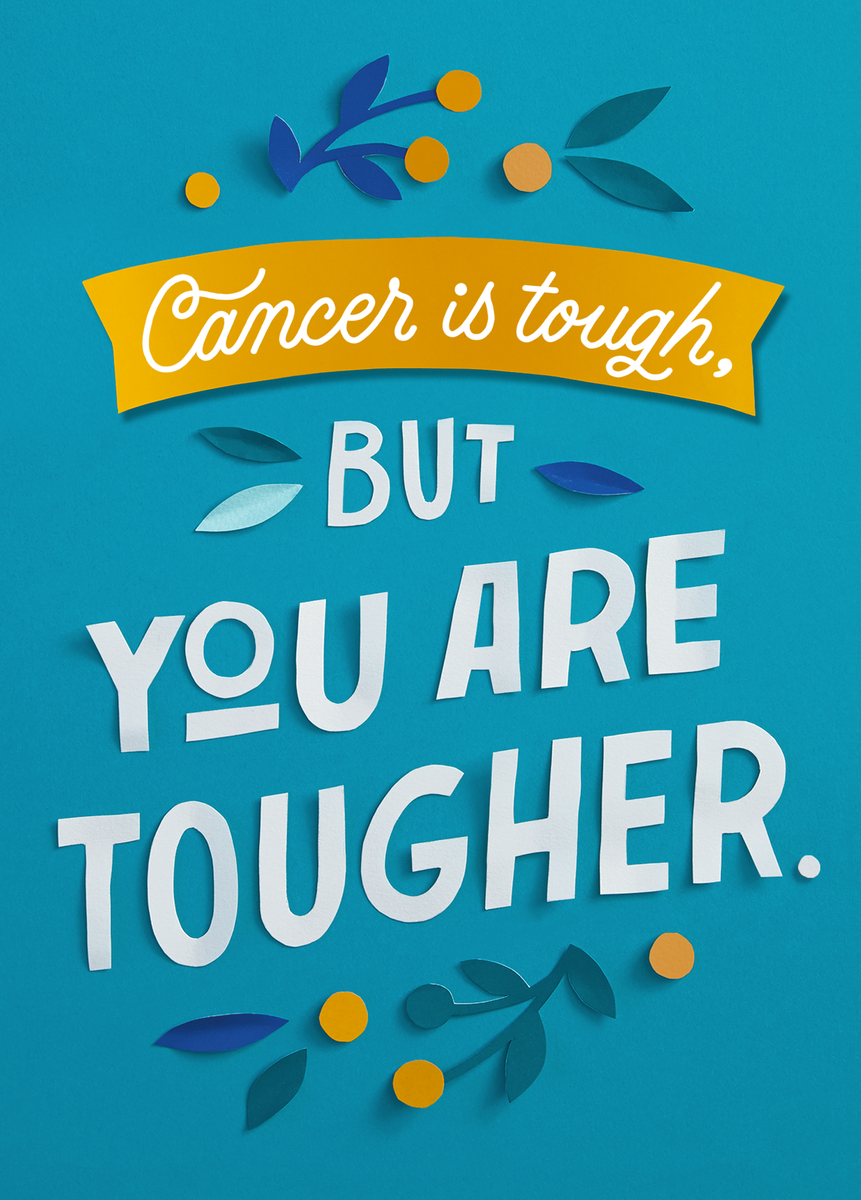 Personalised 'You Are Tougher' Thinking of You Cancer Card | Hallmark