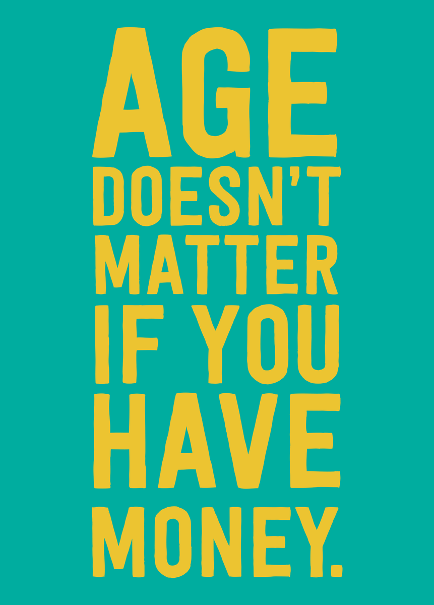 Personalised Funny 'Age Doesn't Matter' Birthday Card | Hallmark