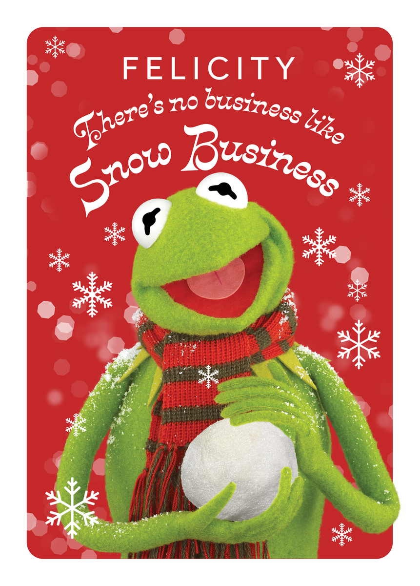 Personalised Editable Kermit the Frog Christmas Card | Hallmark
