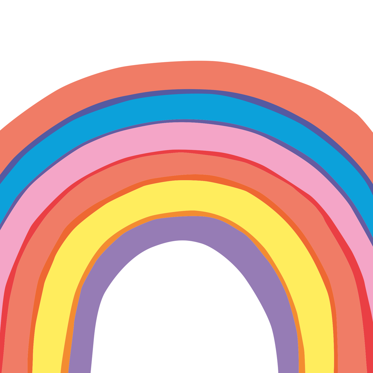 Personalised Colourful Rainbow Kids Birthday Card | Hallmark