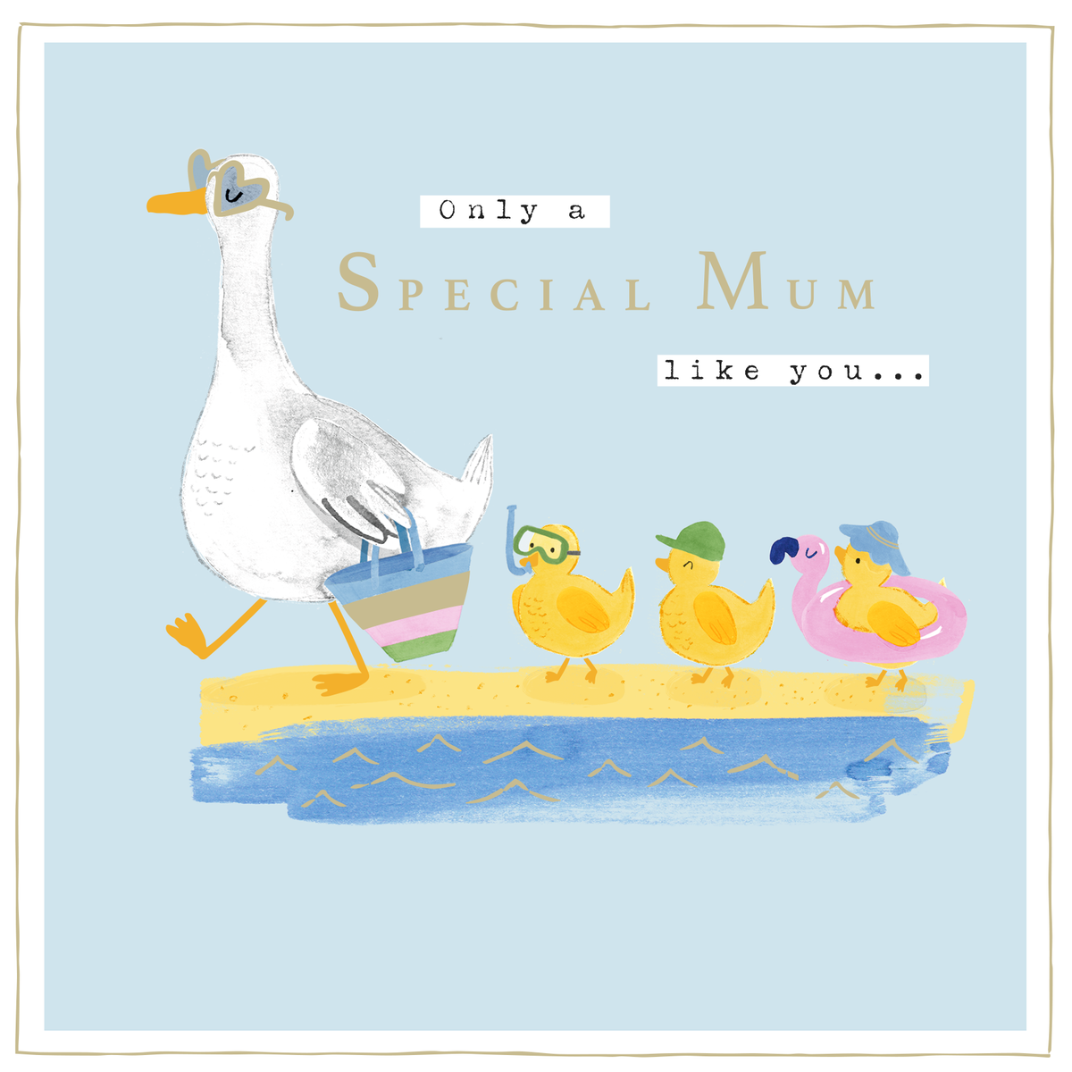 Personalised Ducks On The Beach Mother's Day Card | Hallmark