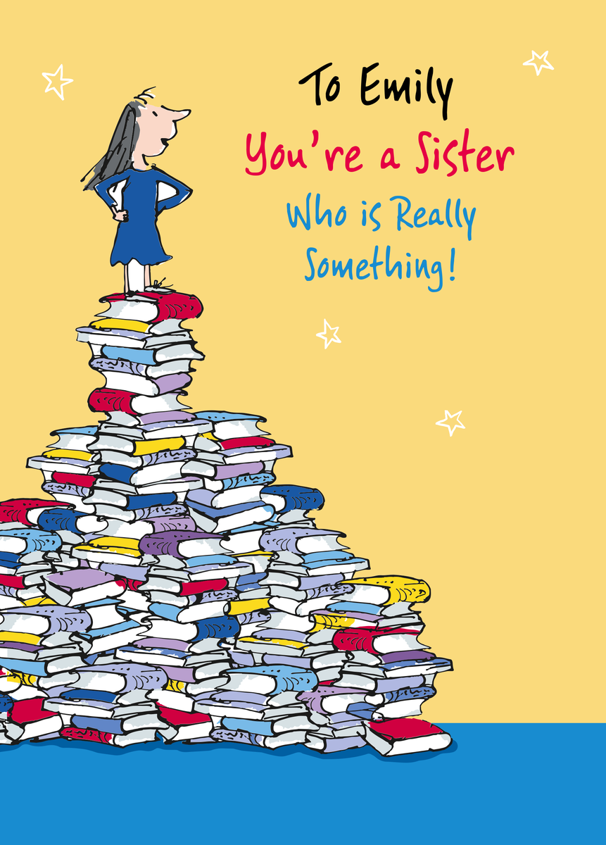 Personalised Roald Dahl's Matilda Sister Birthday Card | Hallmark