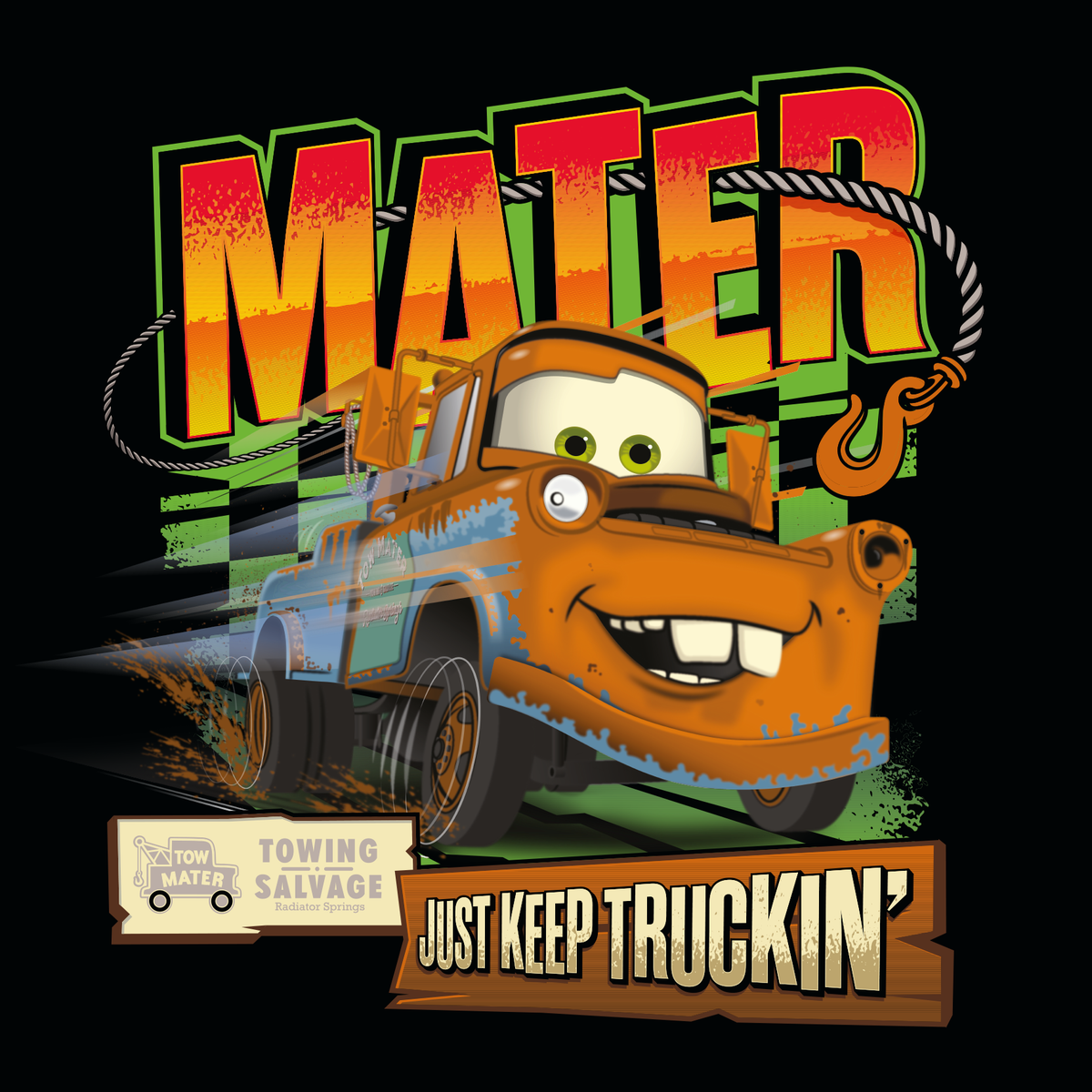 Personalised Disney Pixar Cars Mater Kids' Card | Hallmark