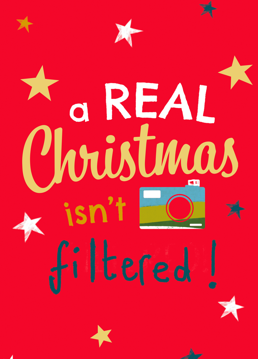 Personalised Camera Filter Christmas Card – Hallmark