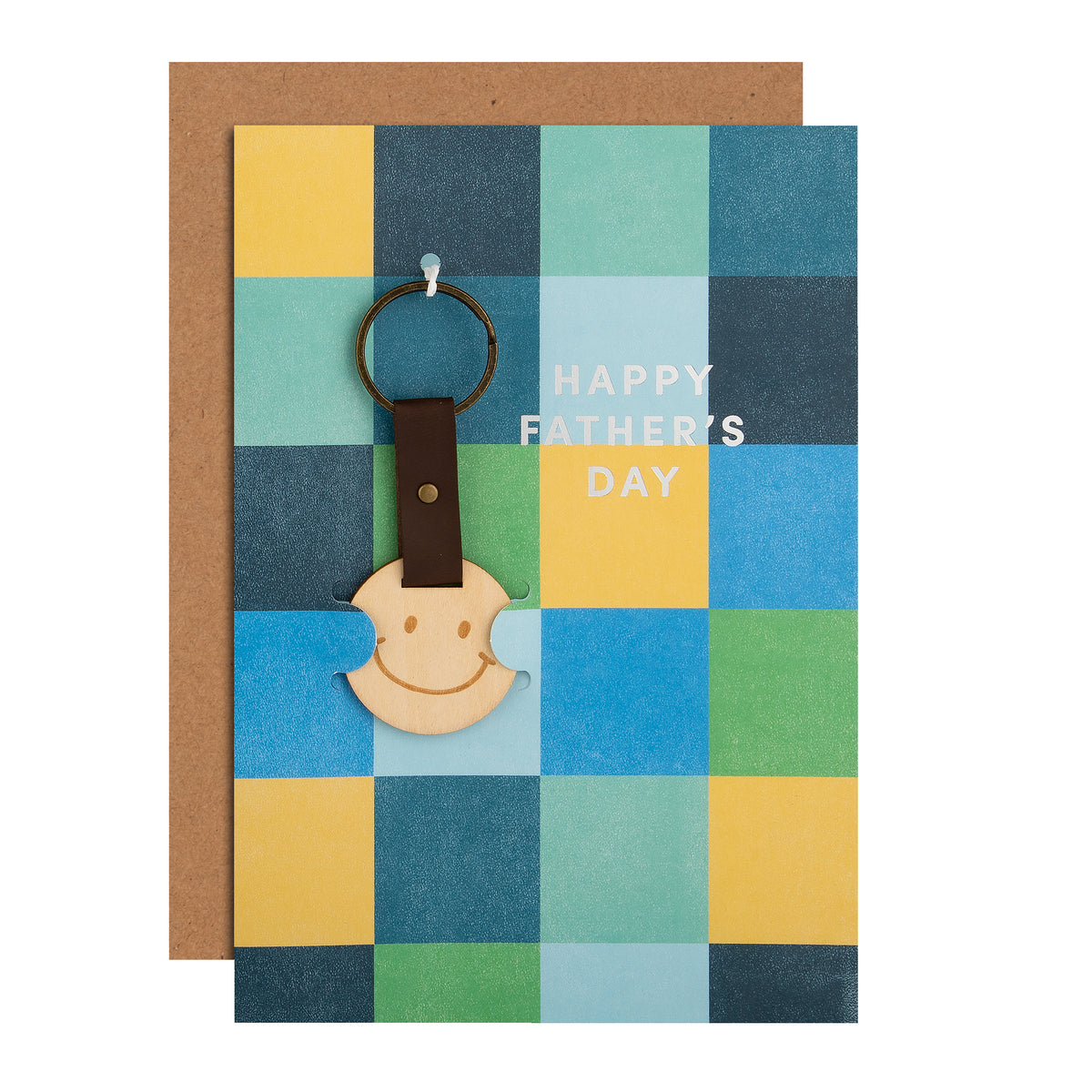 Blue & Yellow Father's Day Card with Keepsake Keyring | Hallmark