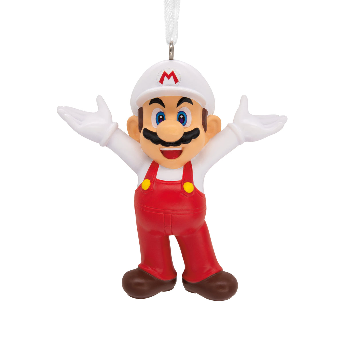 Collectable Super Mario - Red & White Fireball Mario Ornament – Hallmark
