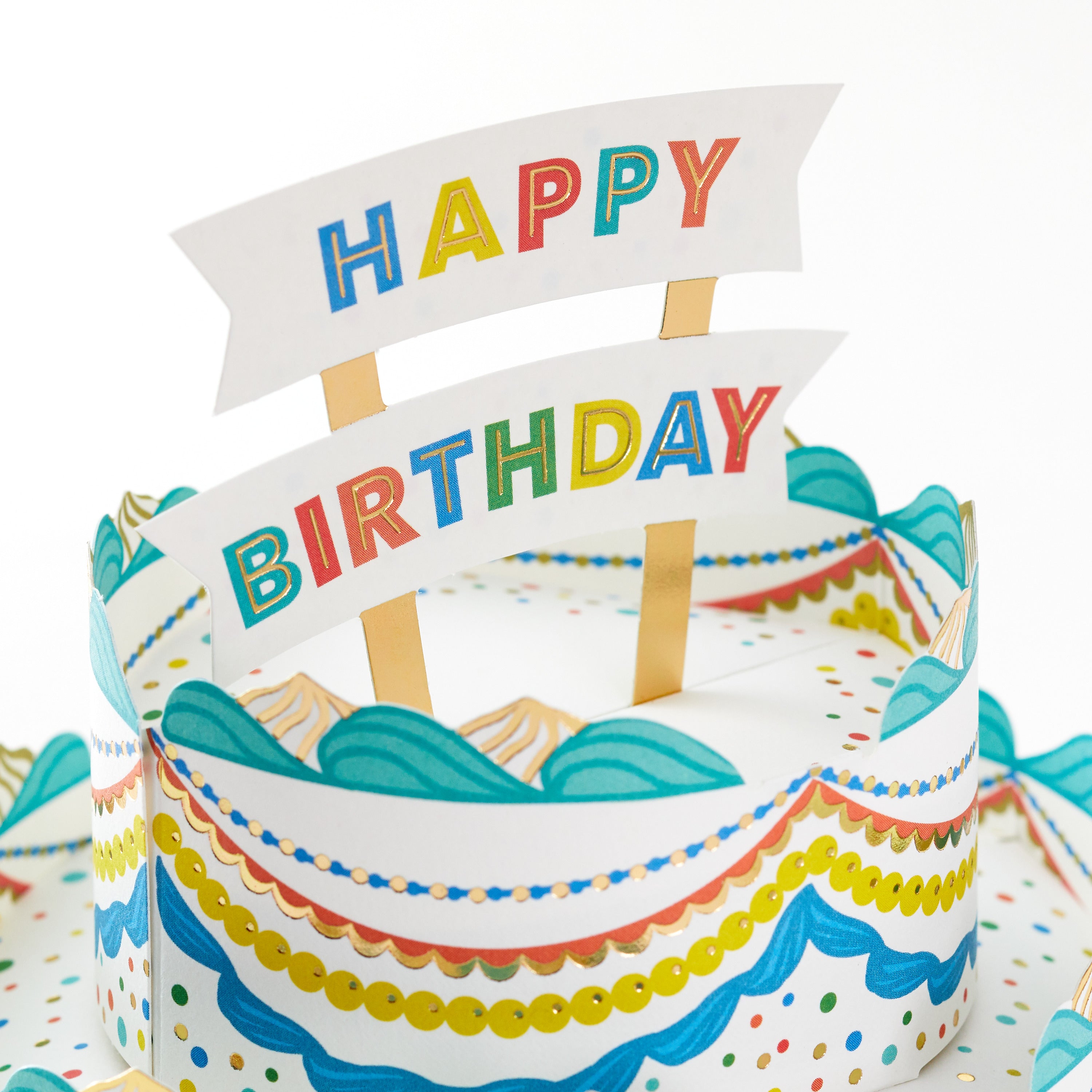 Paper Wonder 3D Pop-Up Cake Birthday Card | Hallmark