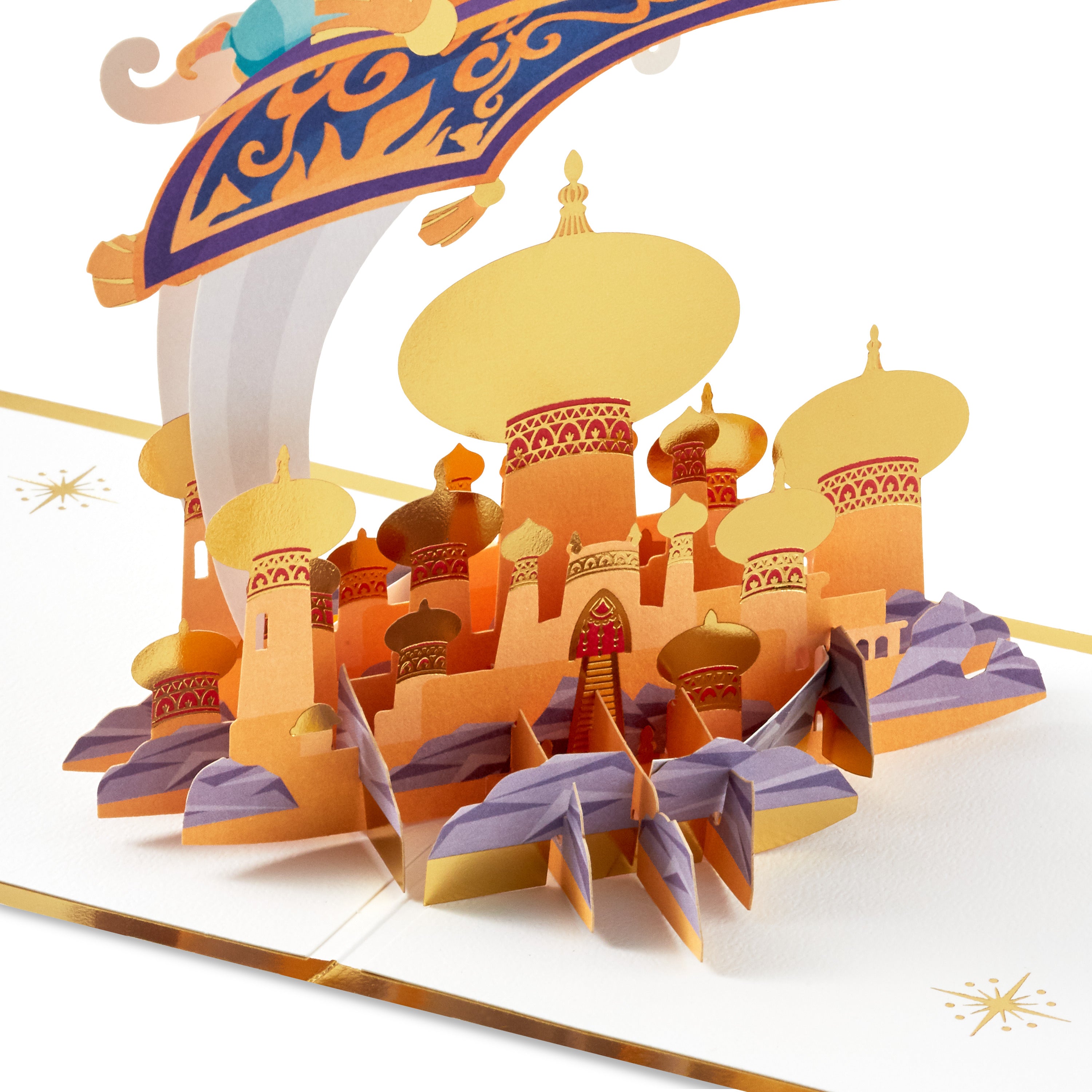 Paper Wonder 3D Pop-Up Disney Aladdin Celebration Card | Hallmark