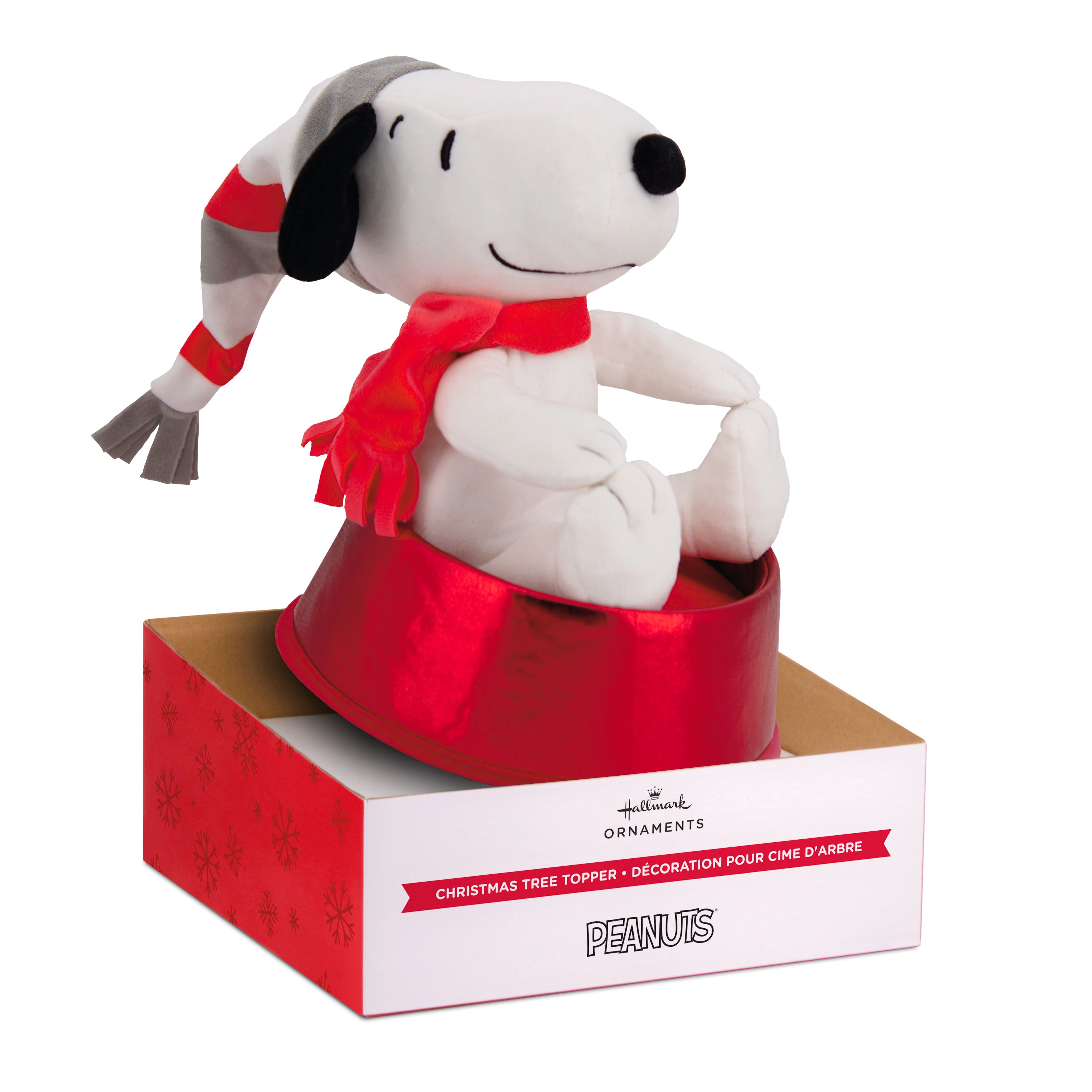 PEANUTS SNOOPY Plush Christmas Tree Topper | Hallmark UK