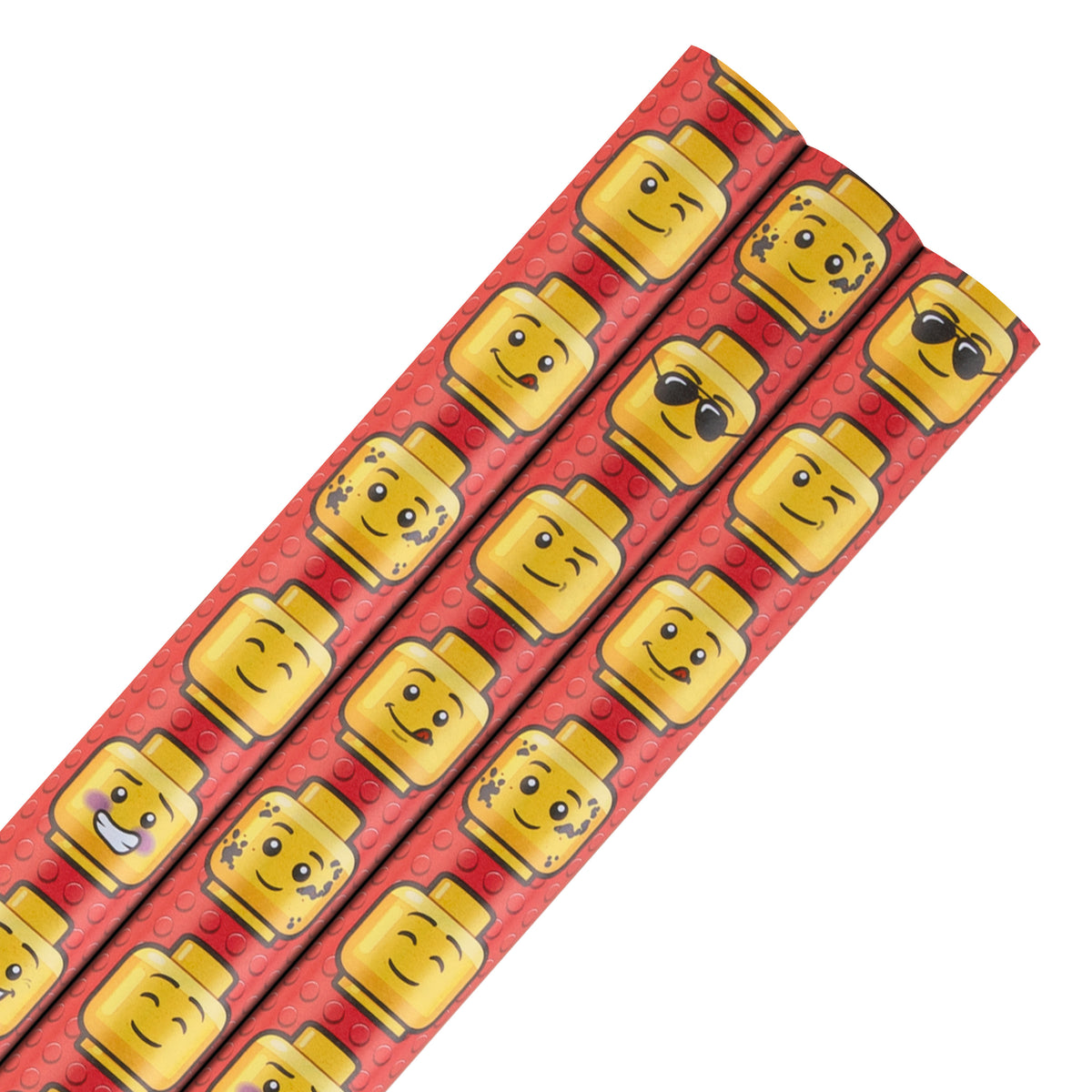 6M LEGO Heads Any Occasion Wrapping Paper | Hallmark UK