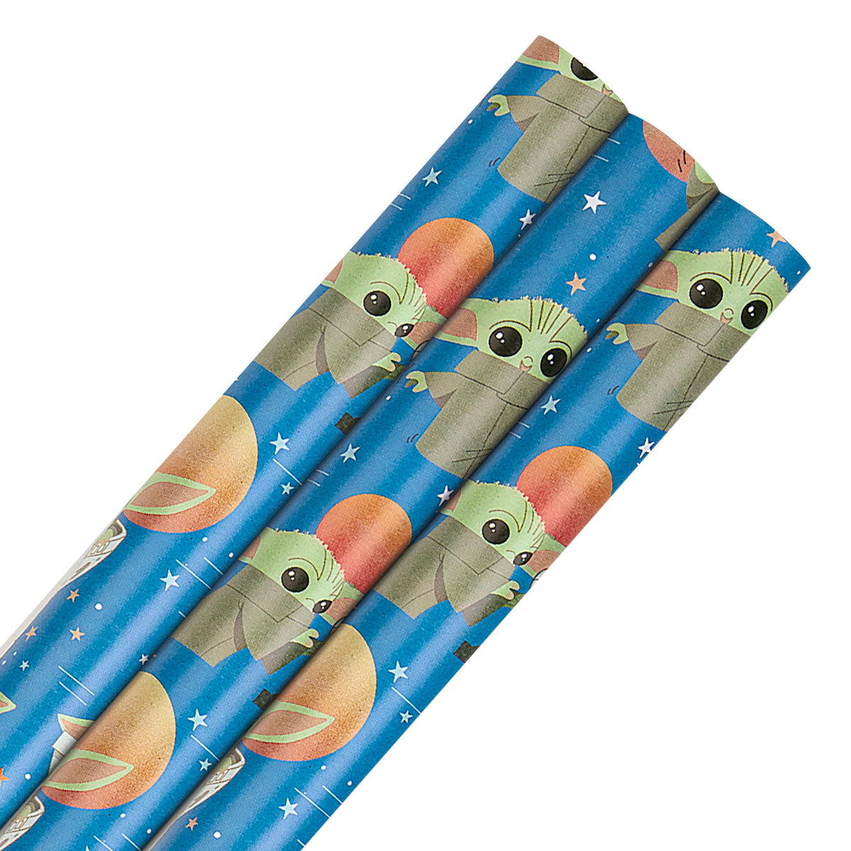 6M 3 Pack The Mandalorian™ Grogu™ Wrapping Paper | Hallmark