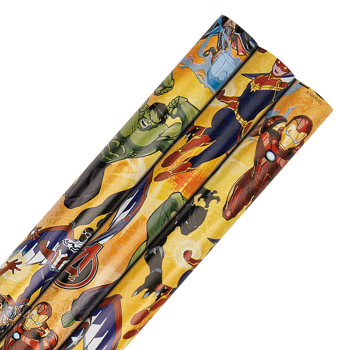 6M 3 Pack MARVEL Avengers Wrapping Paper | Hallmark