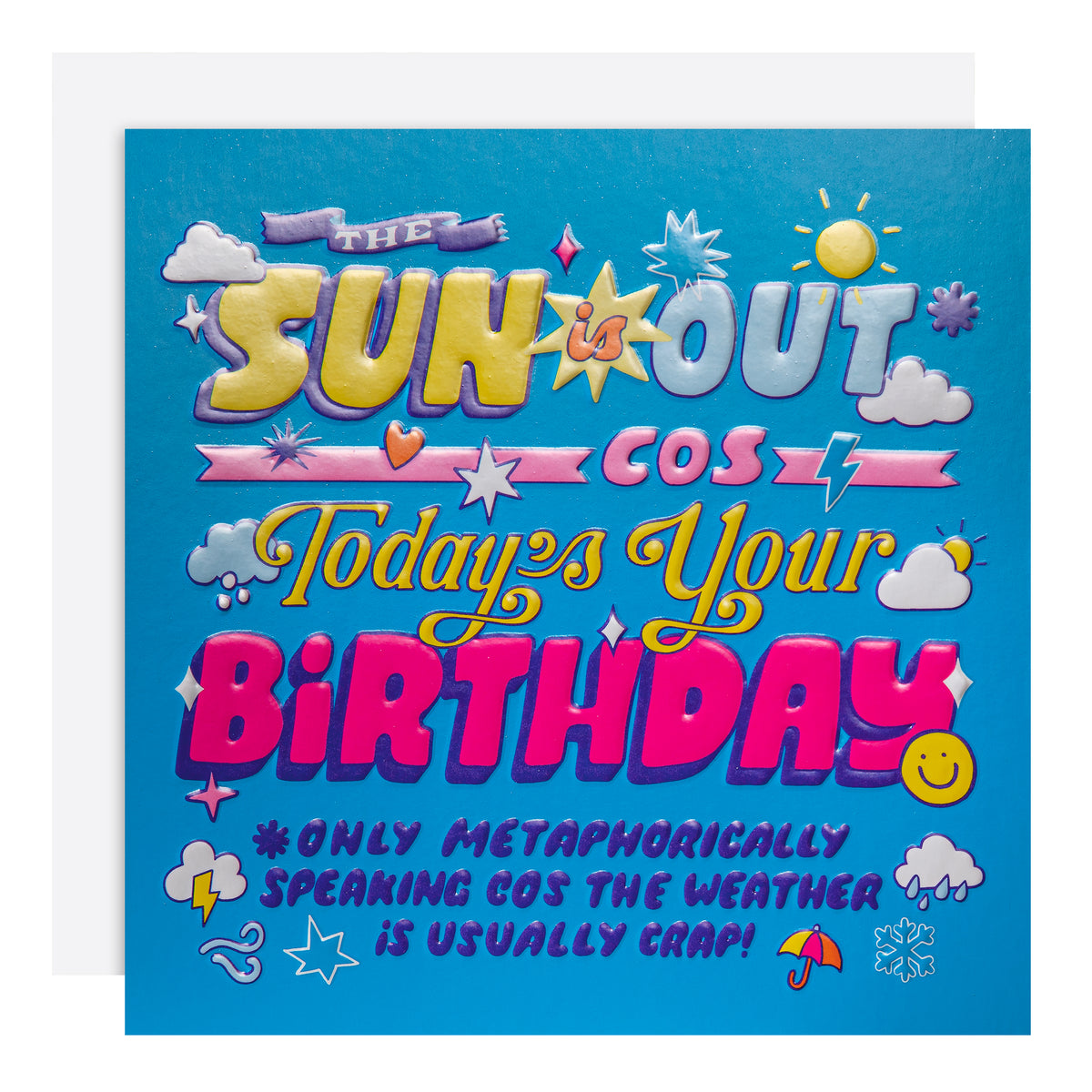 Liz Harry Design 'Sun's Out' Contemporary Birthday Card | Hallmark