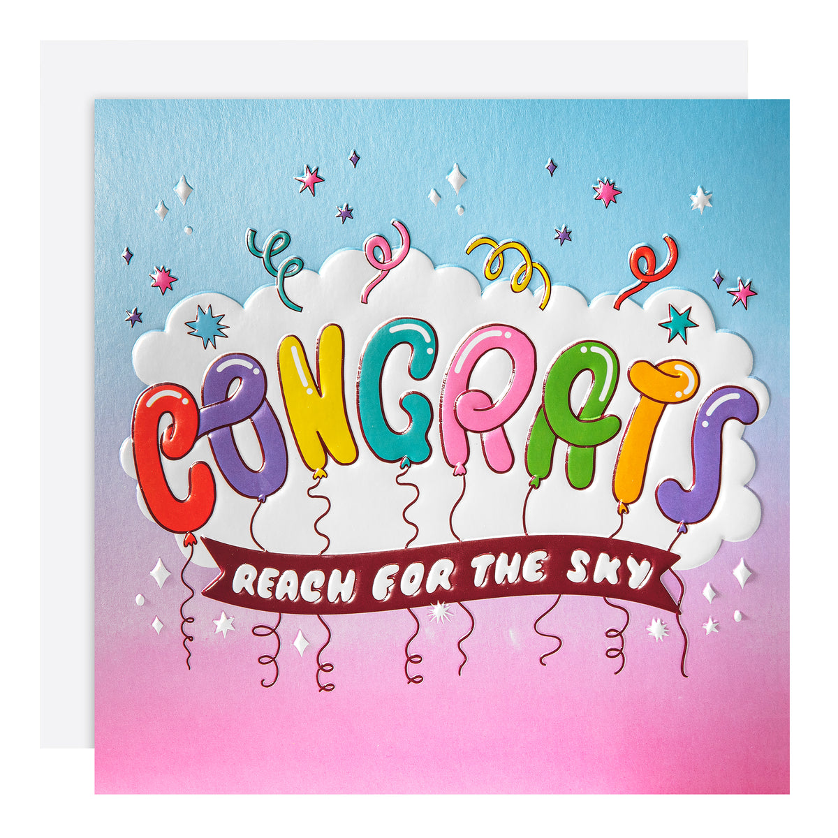 Liz Harry Design 'Reach for the Sky' Congratulations Card | Hallmark