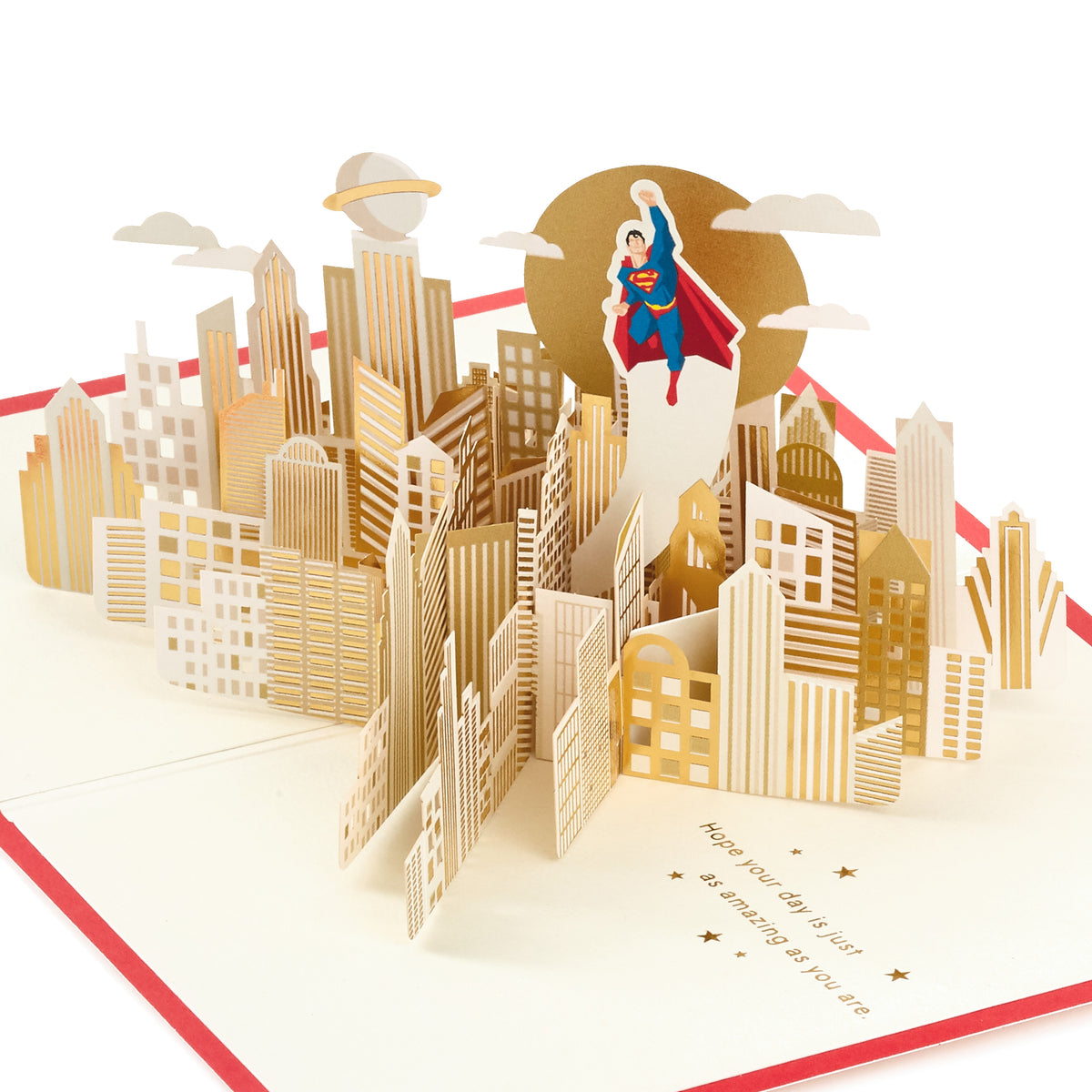 3D Pop-Up DC Comics Superman Any Occasion Card | Hallmark UK
