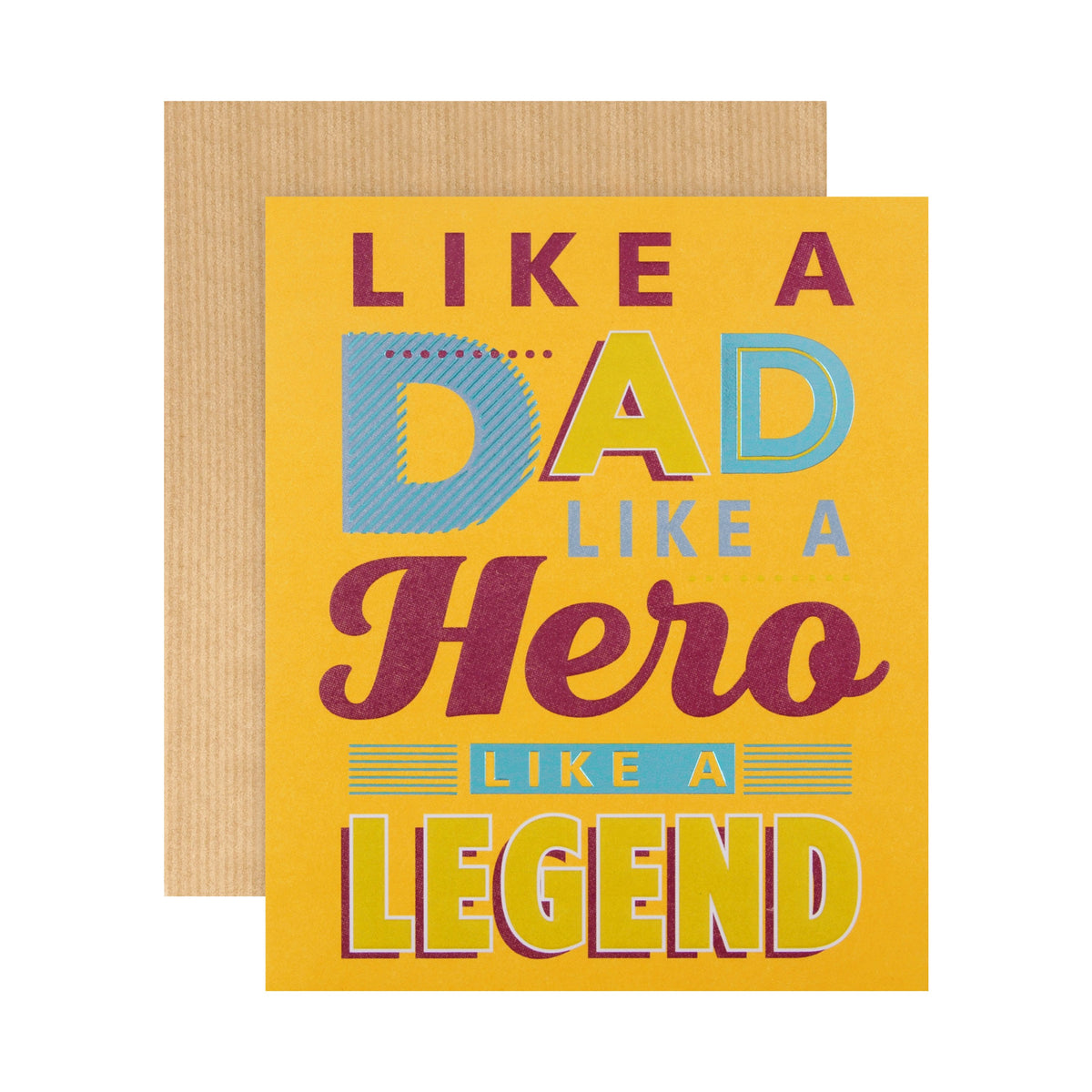 Father's Day Card for Someone 'Like a Dad' - Classic Text Based Design ...