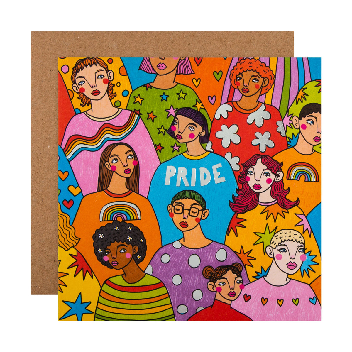 Any Occasion Card - Bee Illustrates, Spotted Collection Pride Design ...