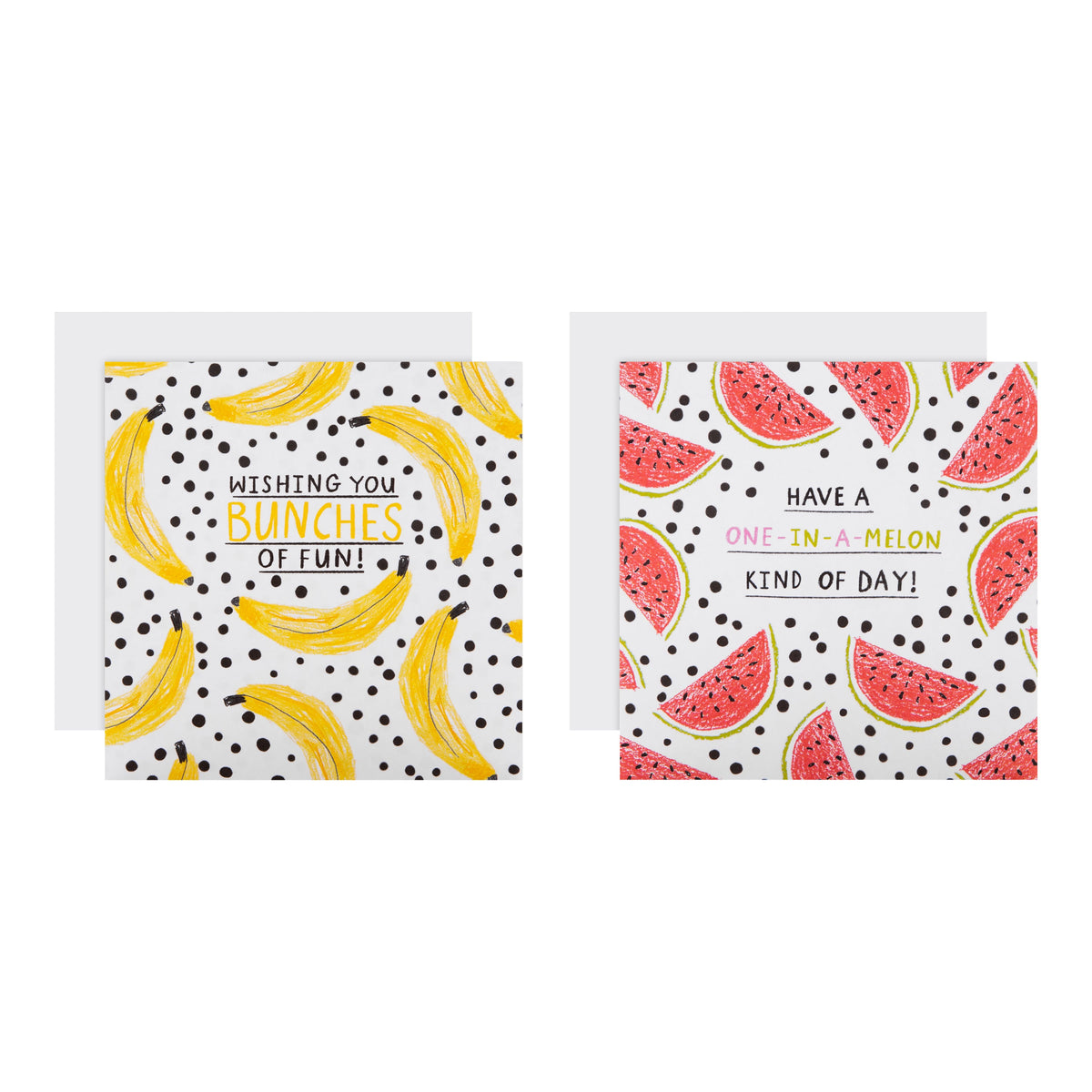 Pack of Kids Birthday Cards - 10 Cards in 2 Fruit Themed Designs – Hallmark