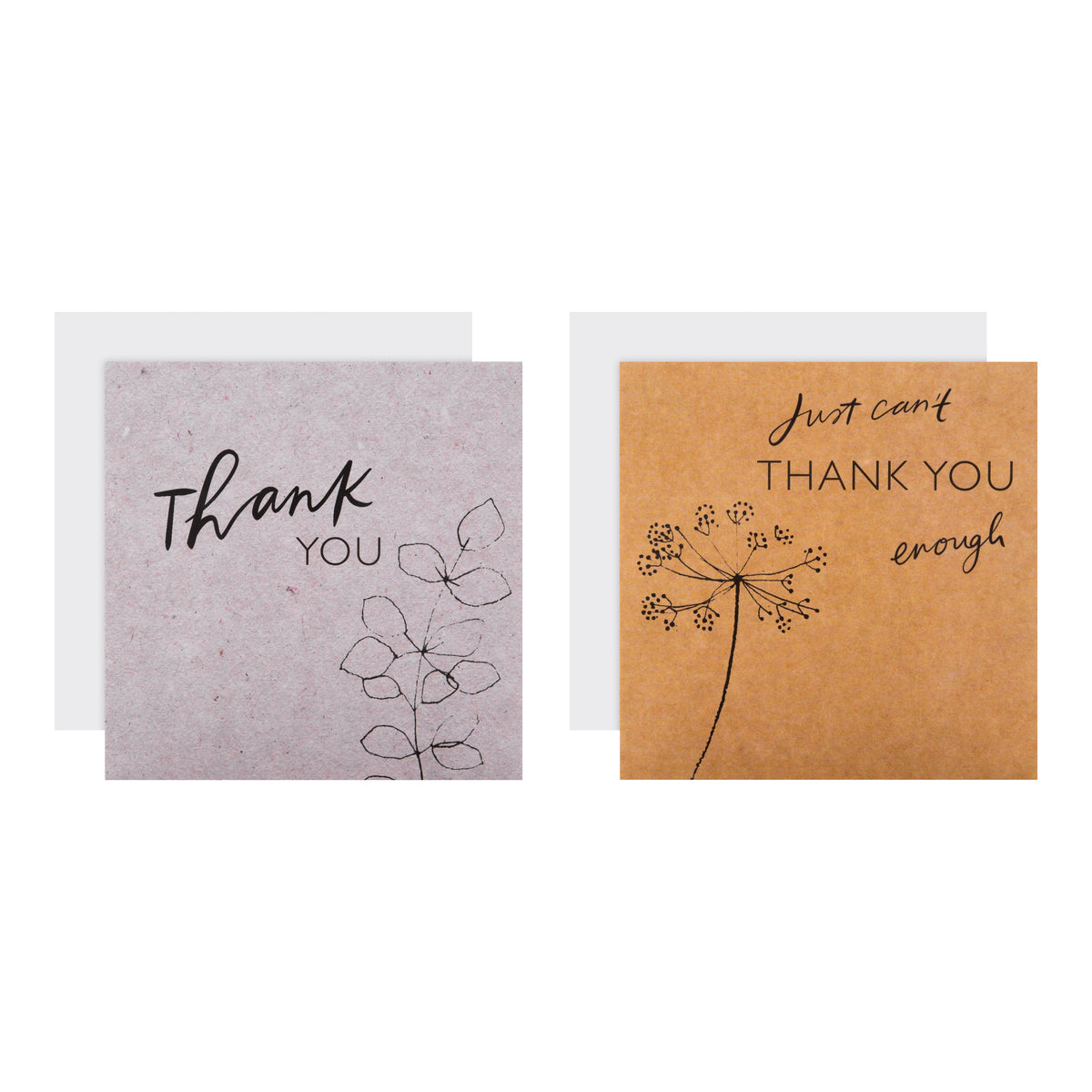 Pack of Thank You Cards - 10 Cards in 2 Classic Designs – Hallmark
