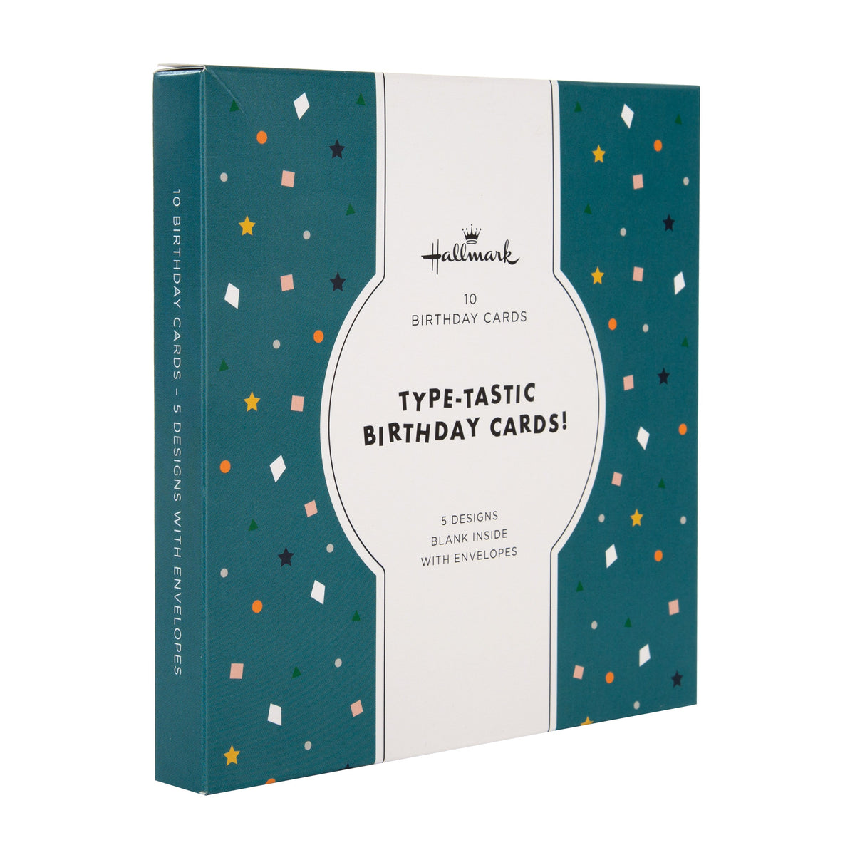 Birthday Cards - Multipack of 10 in 5 Type-tastic Designs – Hallmark