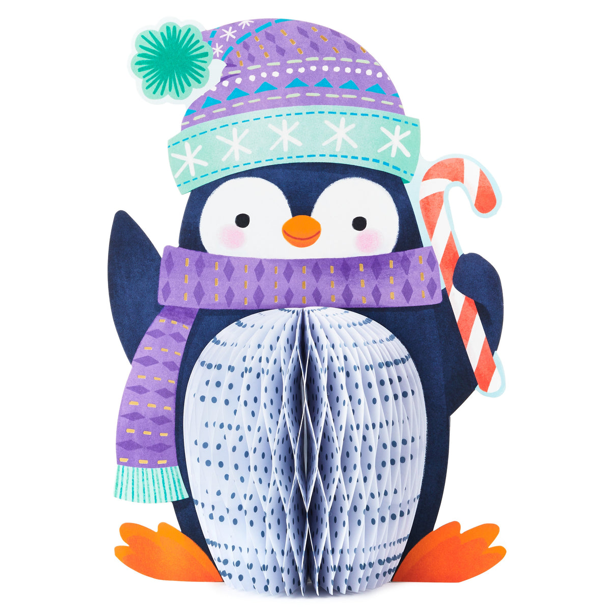 Paper Wonder Penguin 3D Pop Up Christmas Card – Hallmark