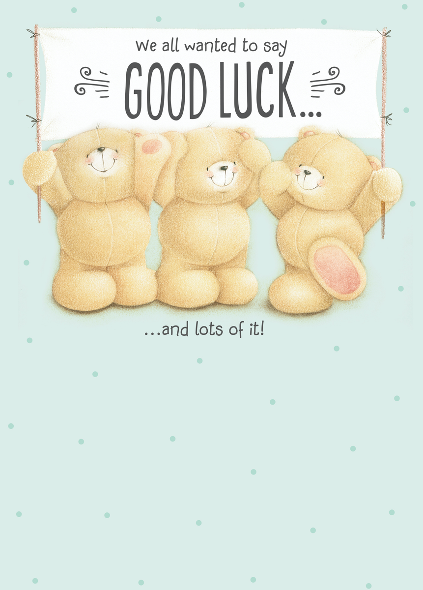 Personalised Forever Friends Good Luck Card – Hallmark