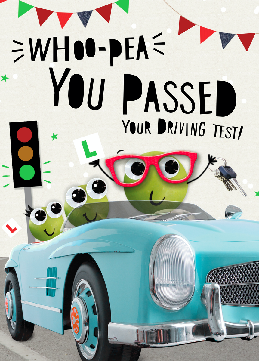 Personalised Passed Your Driving Test Congratulations Card – Hallmark
