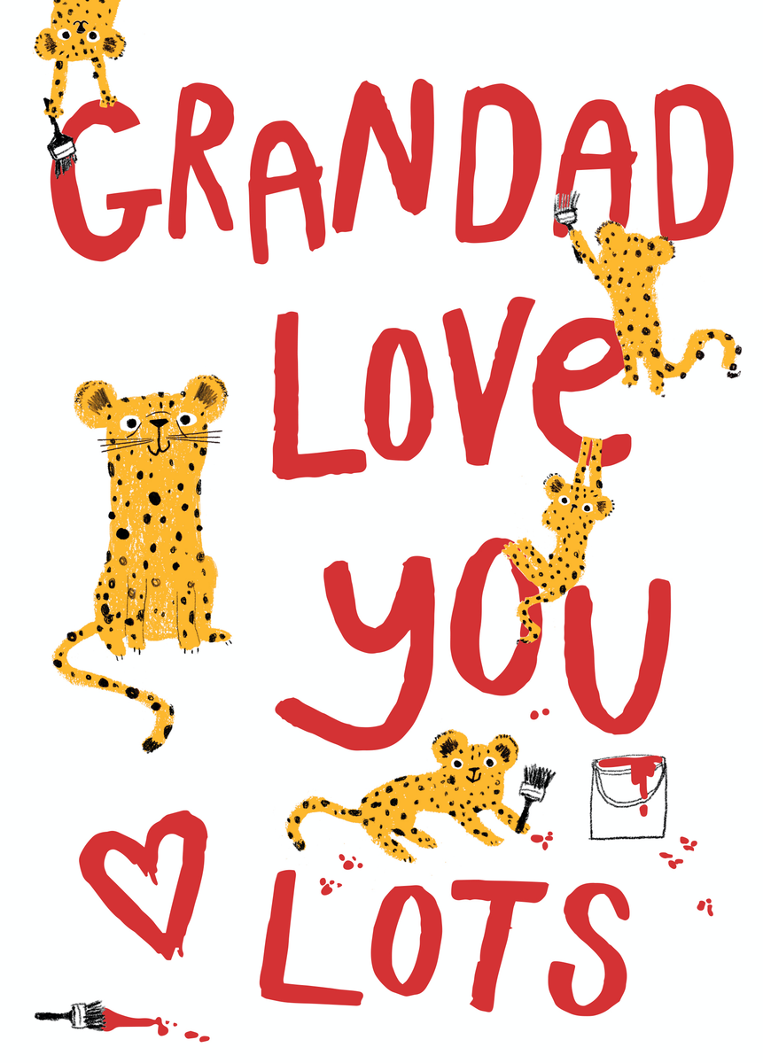 Personalised Love You Grandad Card – Hallmark