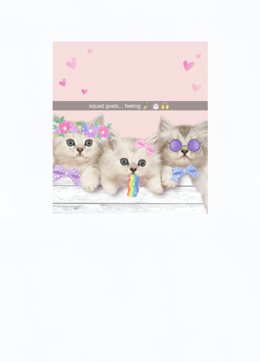 Personalised Cat Birthday Card For Kids – Hallmark