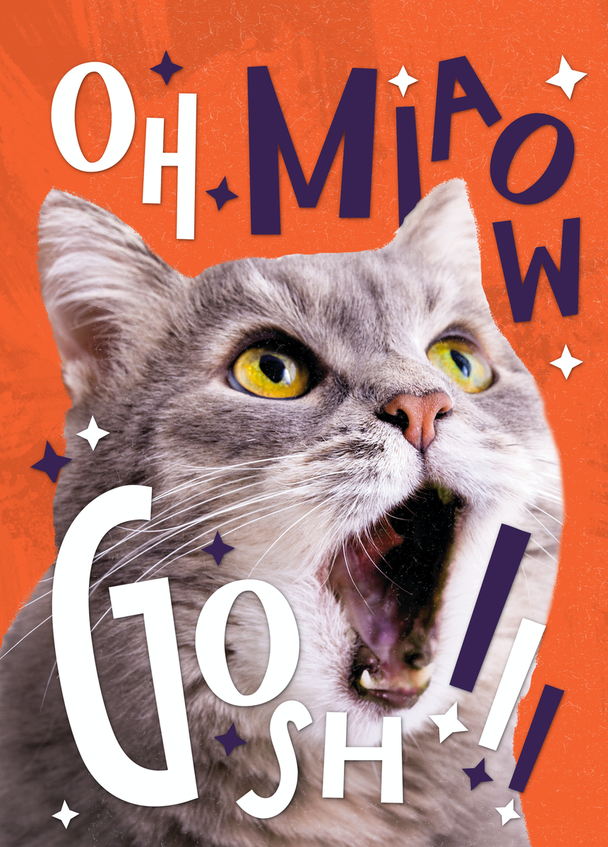 Personalised Meow! Kids Birthday Card – Hallmark