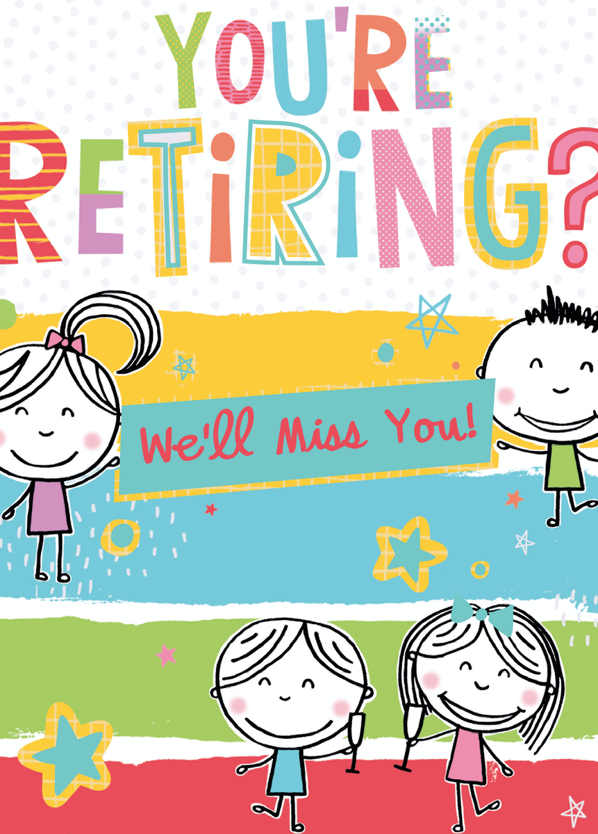 Personalised You're Retiring Card – Hallmark