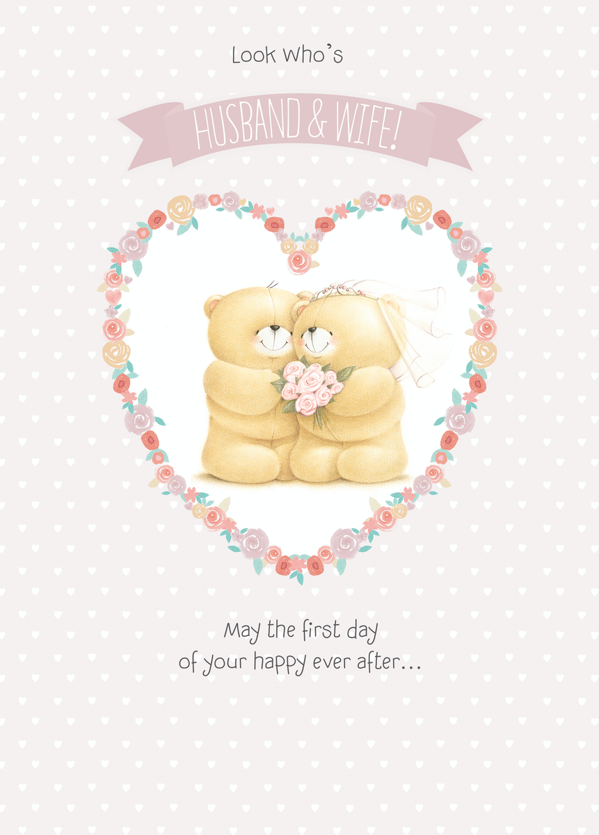 Personalised Forever Friends Wedding Card – Hallmark