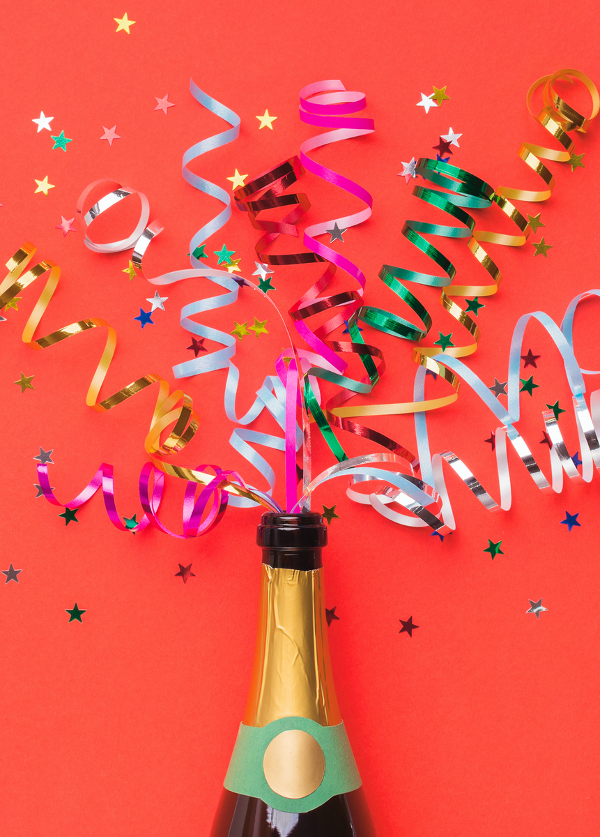 Personalised Celebration Fizz Pop Bottle Card – Hallmark