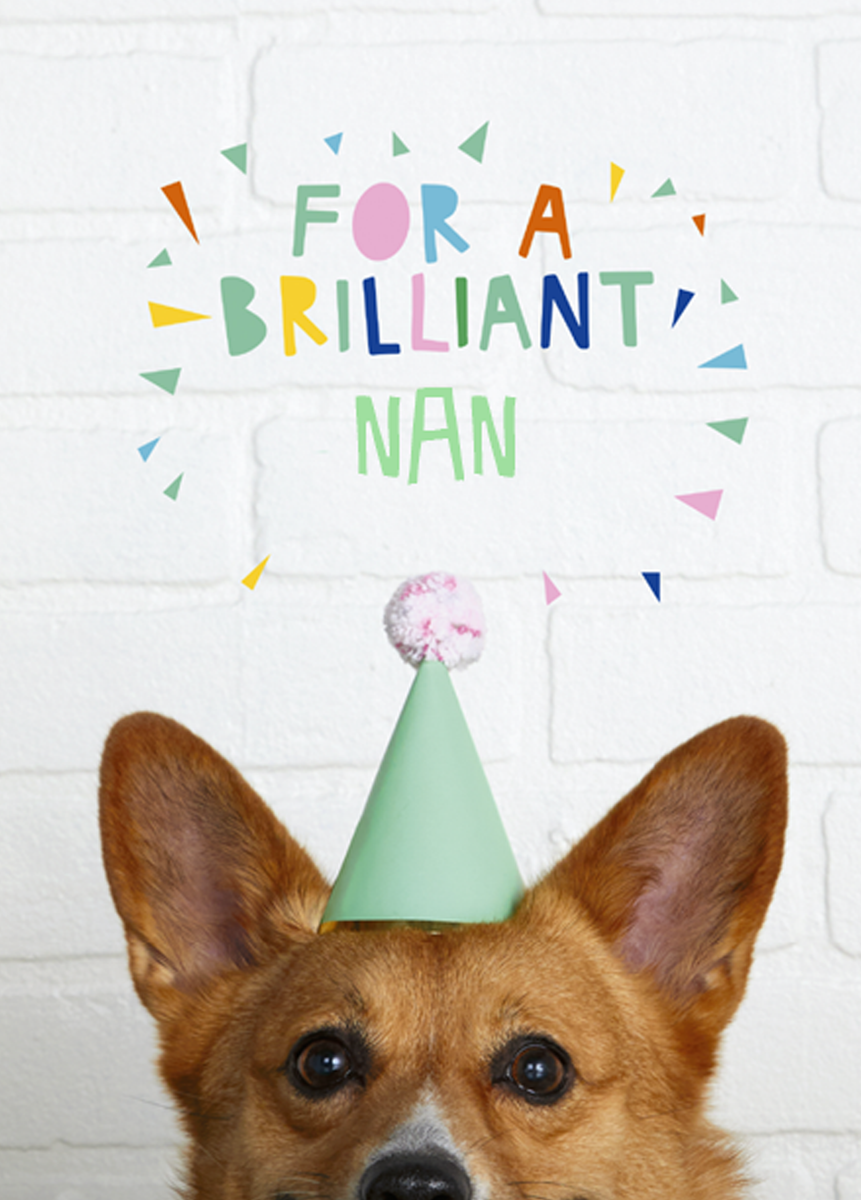 Personalised Nan Cute Dog Card – Hallmark