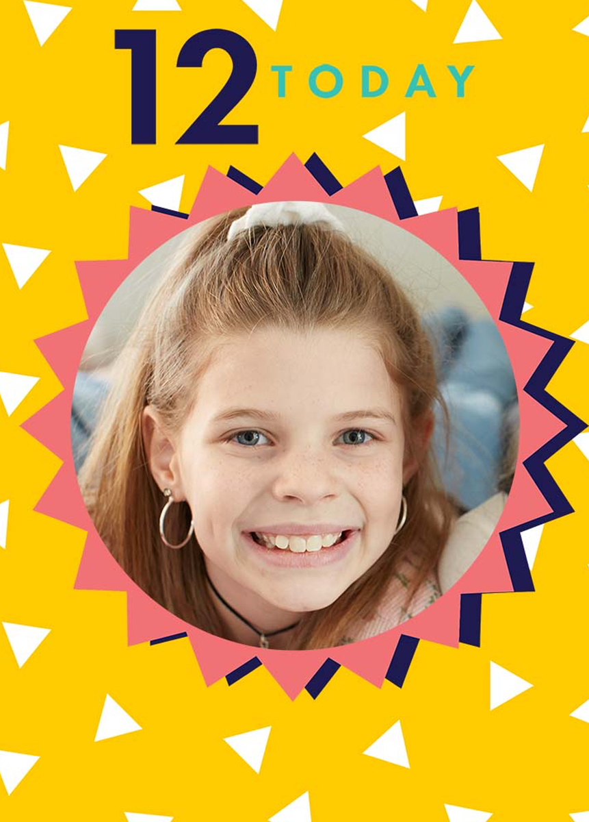 Personalised Kids Birthday 12 Today Card – Hallmark