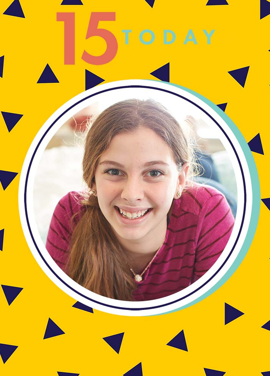 Personalised Kids Birthday 15 Today Card – Hallmark