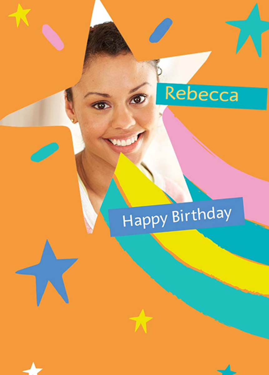 Personalised Kids Rainbow Shooting Star Birthday Card – Hallmark