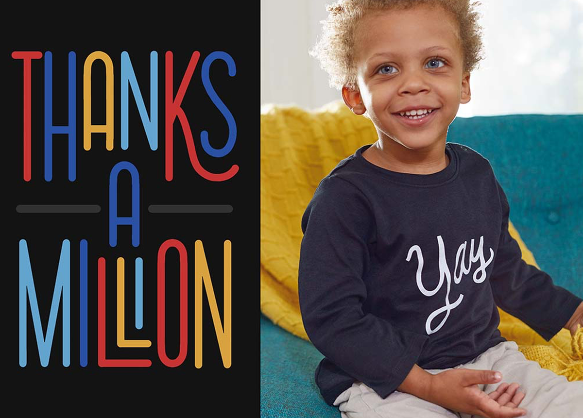 Personalised Thanks Photo Card – Hallmark