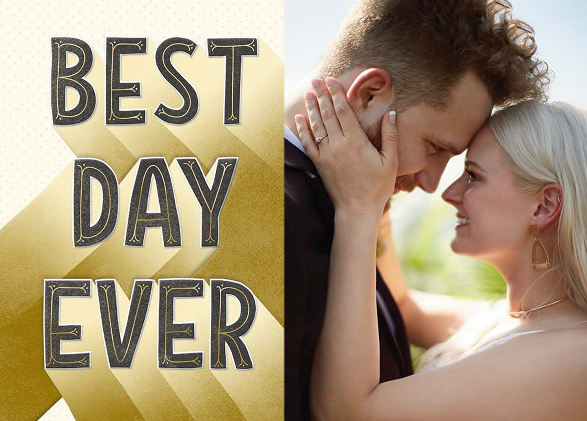 Personalised Best Day Photo Card – Hallmark