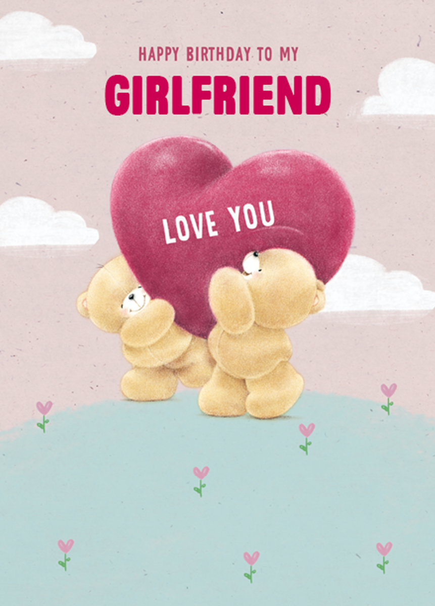 Personalised Forever Friends Cute The One I Love Birthday Card – Hallmark