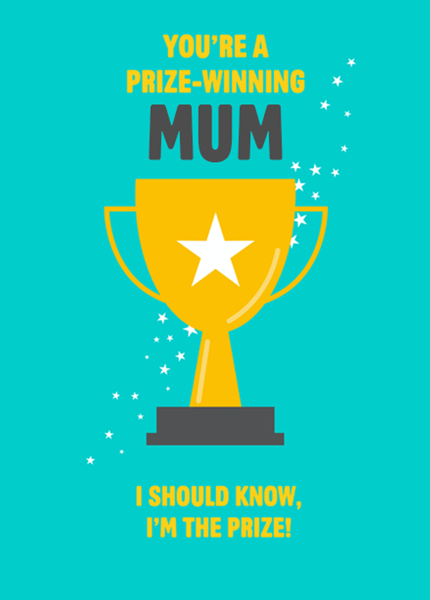 Personalised Championship Trophy Card – Hallmark