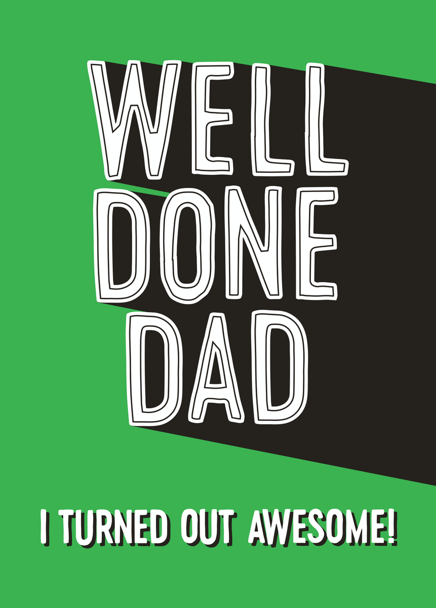 Personalised Congratulations Dad Card – Hallmark