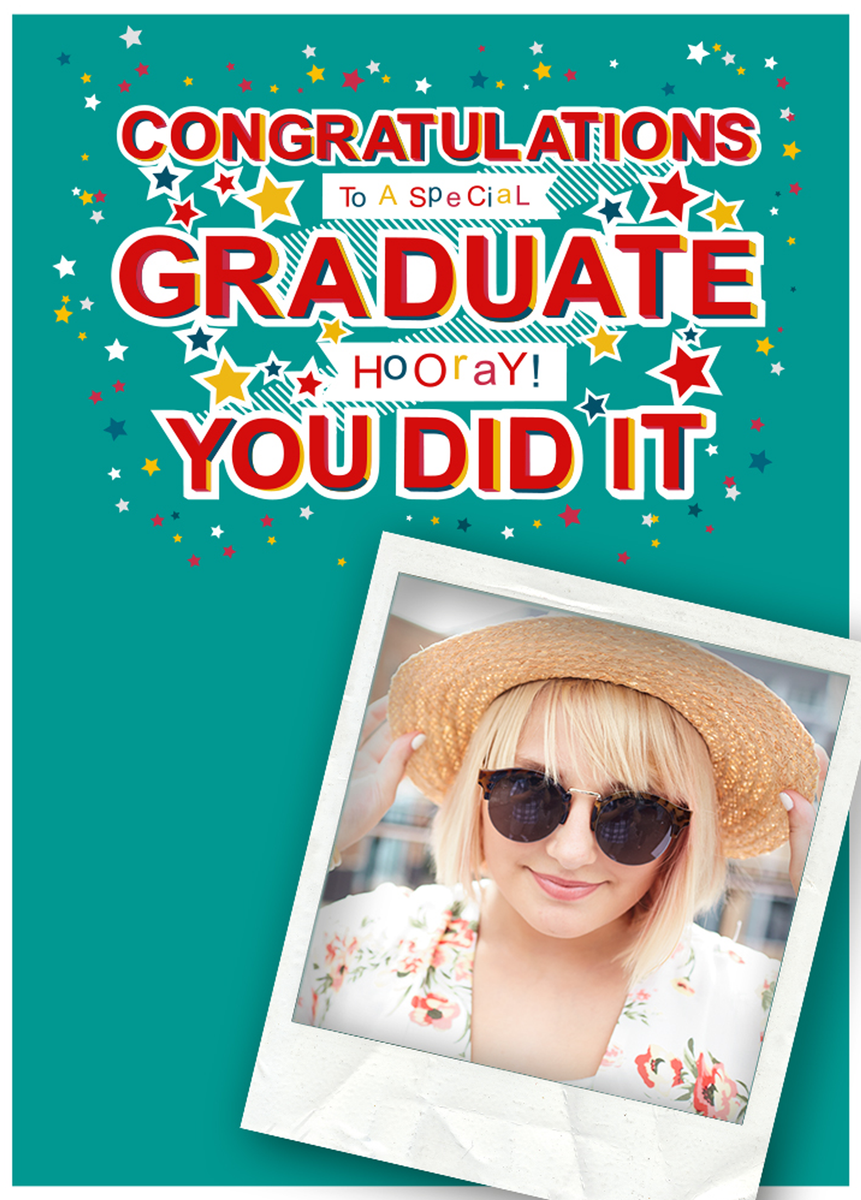 Personalised For Graduation Congratulations You Did It Photo Card ...