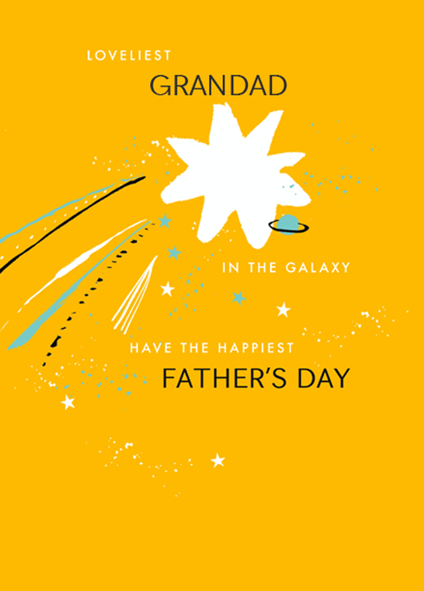 Personalised Shooting Star Grandad Father's Day Card – Hallmark