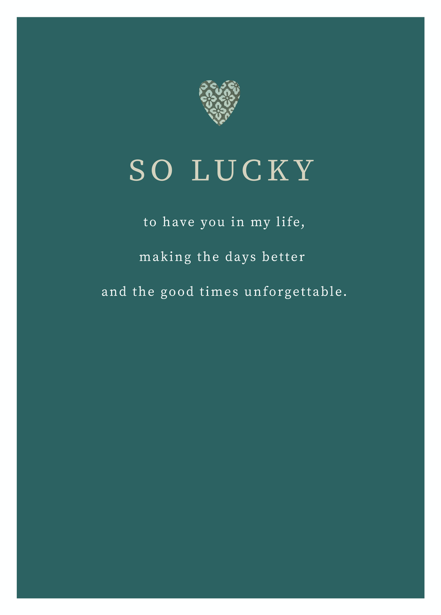 Personalised So Lucky Happy Father's Day Card – Hallmark
