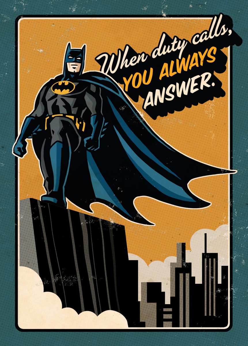 Personalised Batman Gotham DC Comics Happy Father's Day Card – Hallmark