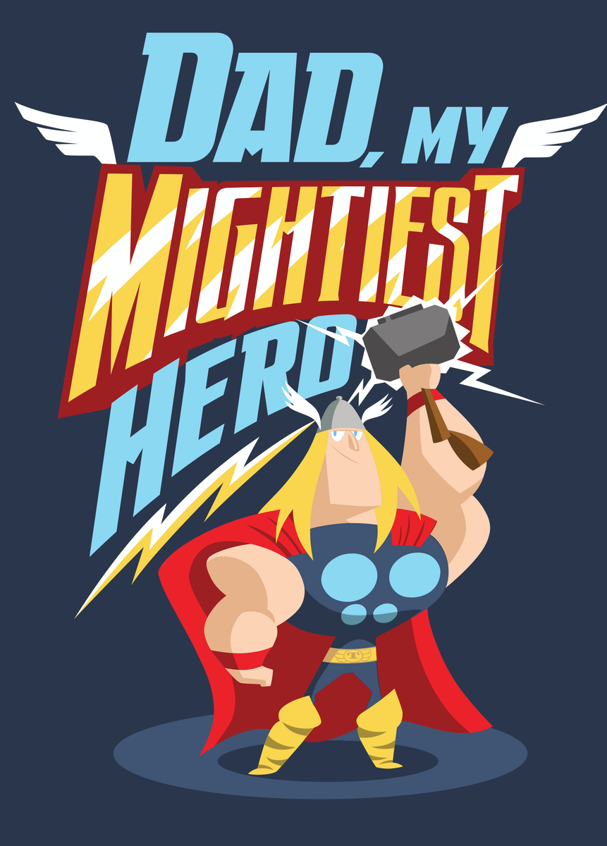 Personalised MARVEL Avengers My Mightiest Hero Father's Day Card – Hallmark