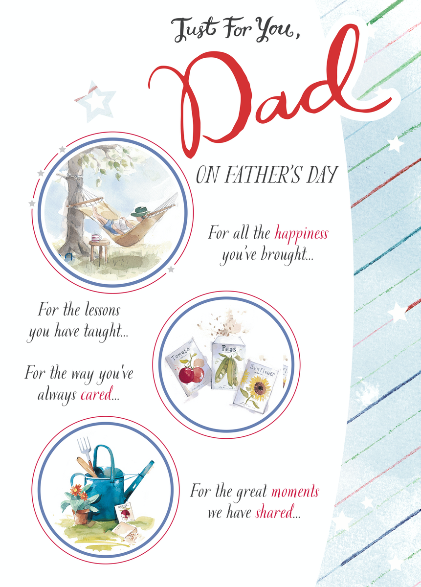 Personalised Traditional Written Father's Day Card – Hallmark