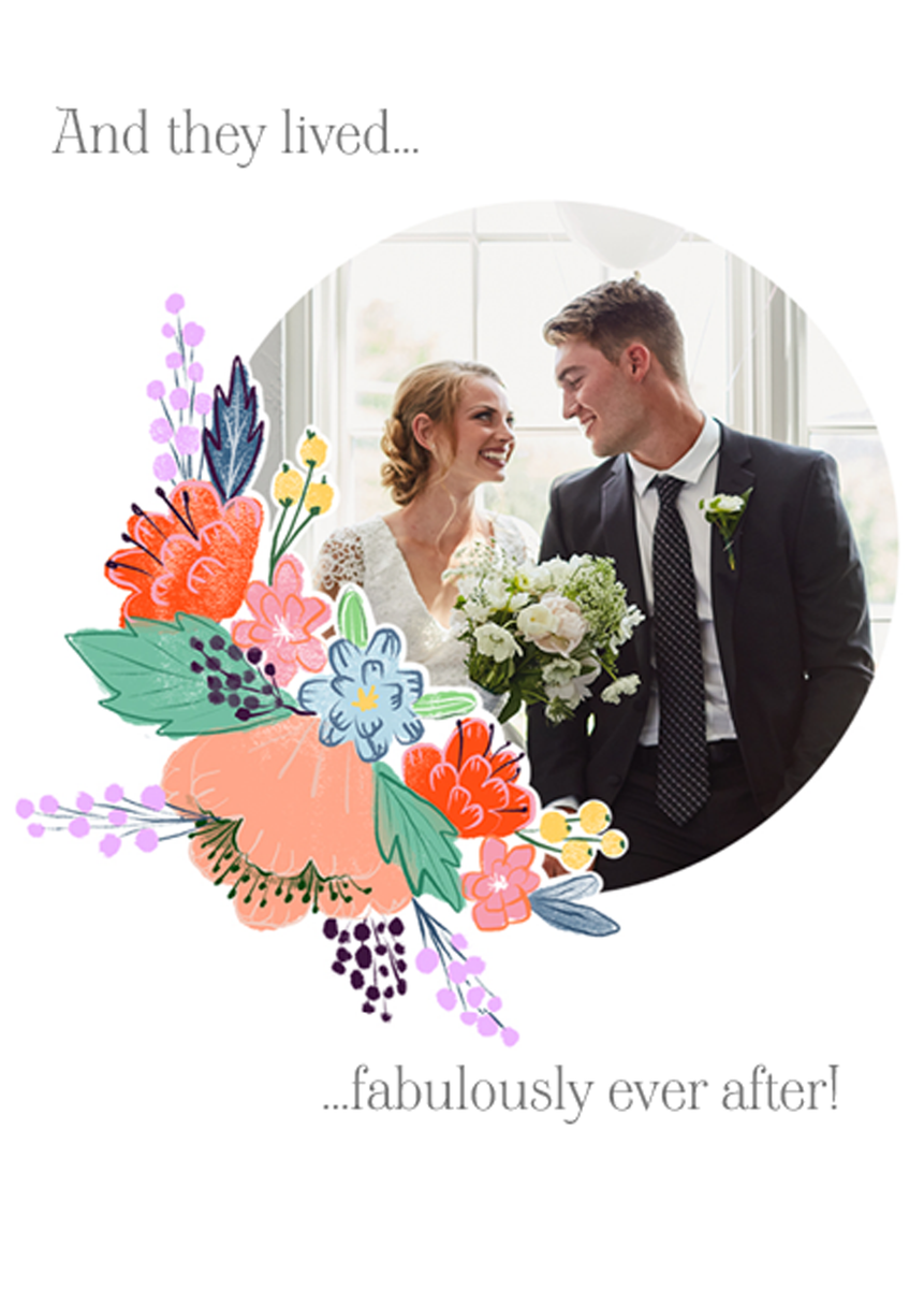 Personalised Wedding Congratulations Editable Photo Upload Card – Hallmark